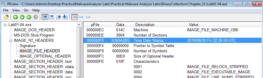 Practical Malware Analysis - Lab 1 write-up - MalwarePenguin - Blog